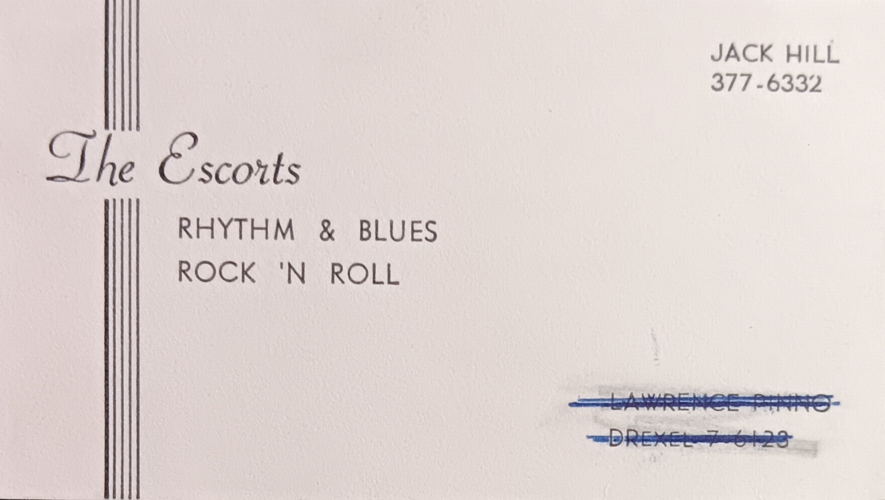 Escorts, The – Baltimore Entertainment Archive