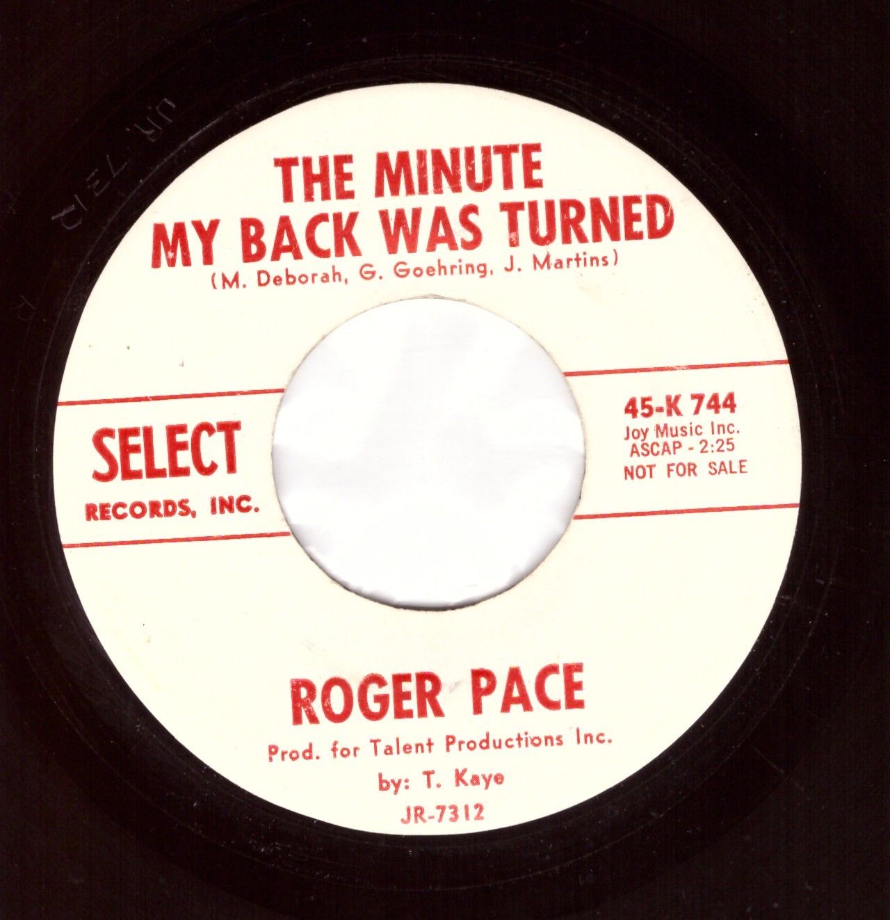 Pace, Roger – Baltimore Entertainment Archive